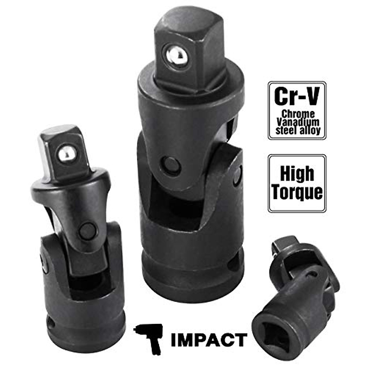 EPAuto Impact Universal Joint Set, Cr-V,3 Pieces