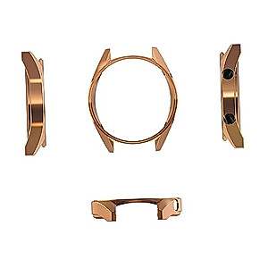 Hemobllo 2pcs waches Watch Protector watchamacallit watchs Watch case Rose Gold Watch Bling Watch Protective Watch Cover Watch Protect Shell Watch Protective Case Pearlescent Set gt