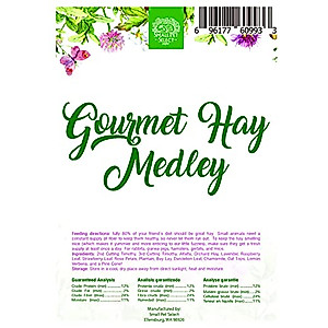 Small Pet Select - Gourmet Hay Pet Food, Exclusive Treat Hay, Flowers, and Herb Blend, for Rabbits, Guinea Pigs, Small Animals, 2lb