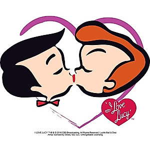 CafePress I Love Lucy: Stick Heads Kiss Mug Ceramic Coffee Mug, Tea Cup 11 oz