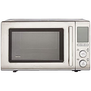 Breville Smooth Wave Microwave, Brushed Stainless Steel, BMO850BSS