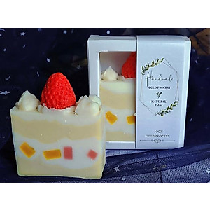 Bath & Body Works- Sweet Whiskey 3-Wick Scented Candle 14.5 OZ Burns 25-45 Hours and Strawberry Cake soap