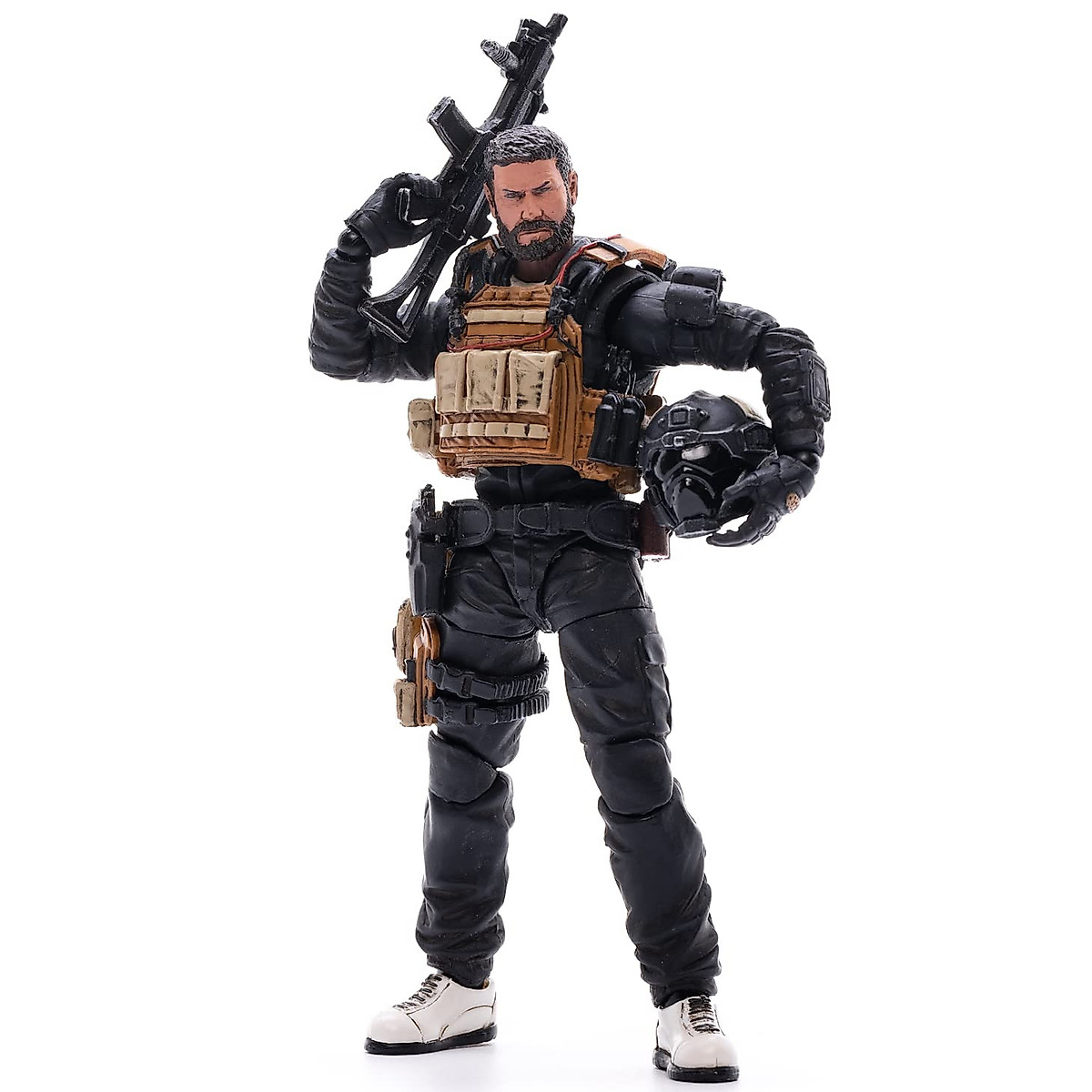JoyToy 1/18 Action Figures 4-Inch Mercenary Trio Collection Solider Figures Military Model Toys (Mercenary-K)