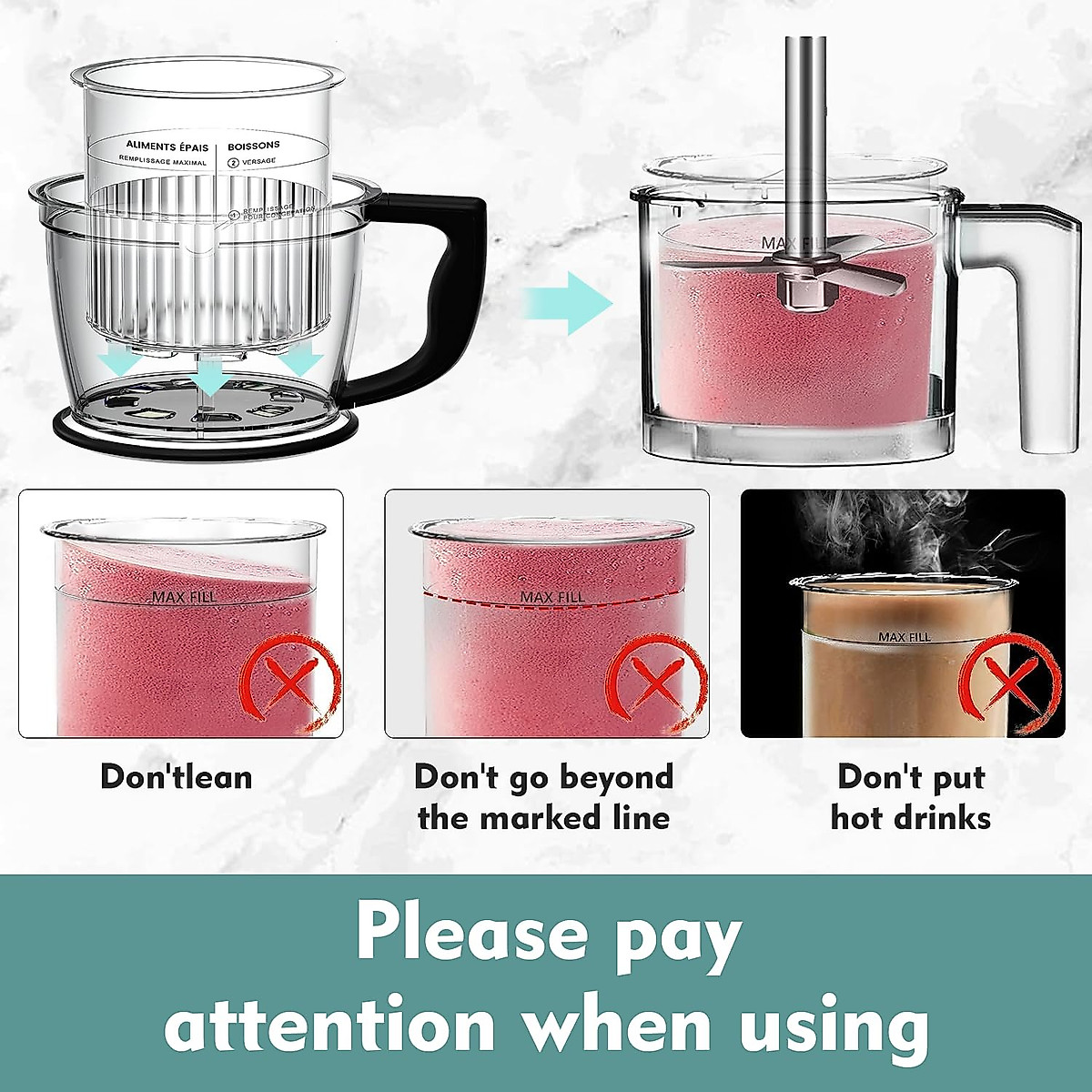 AFDLLDQM 24 oz. Extra Pint | Containers Replacement for Ninja Creami Pints and Lids - 4 Pack, Compatible with Ninja NC500, NC501 Series Creami Deluxe Ice Cream Maker - Dishwasher Safe