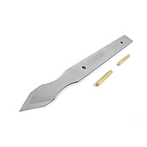 Mikov V2003014 Unhandled Thin Blade Dual Bevel Marking Knife Kit with Finger Indents 0.060 Inch Thick Blade 1/2 Inch Wide 5-7/8 Inch Long Stainless Steel Hardened to HRC 57