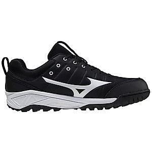 Mizuno mens All Surface Low Ambition 2 Turf Shoe, Black-white, 10 US