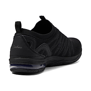 SKECHERS Women's Active-AIR Sneaker, Black, 8.5