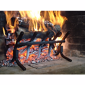 Model S-4 High Efficiency Smoke-Free Fireplace Grate 16" Wide, 12" Tall.