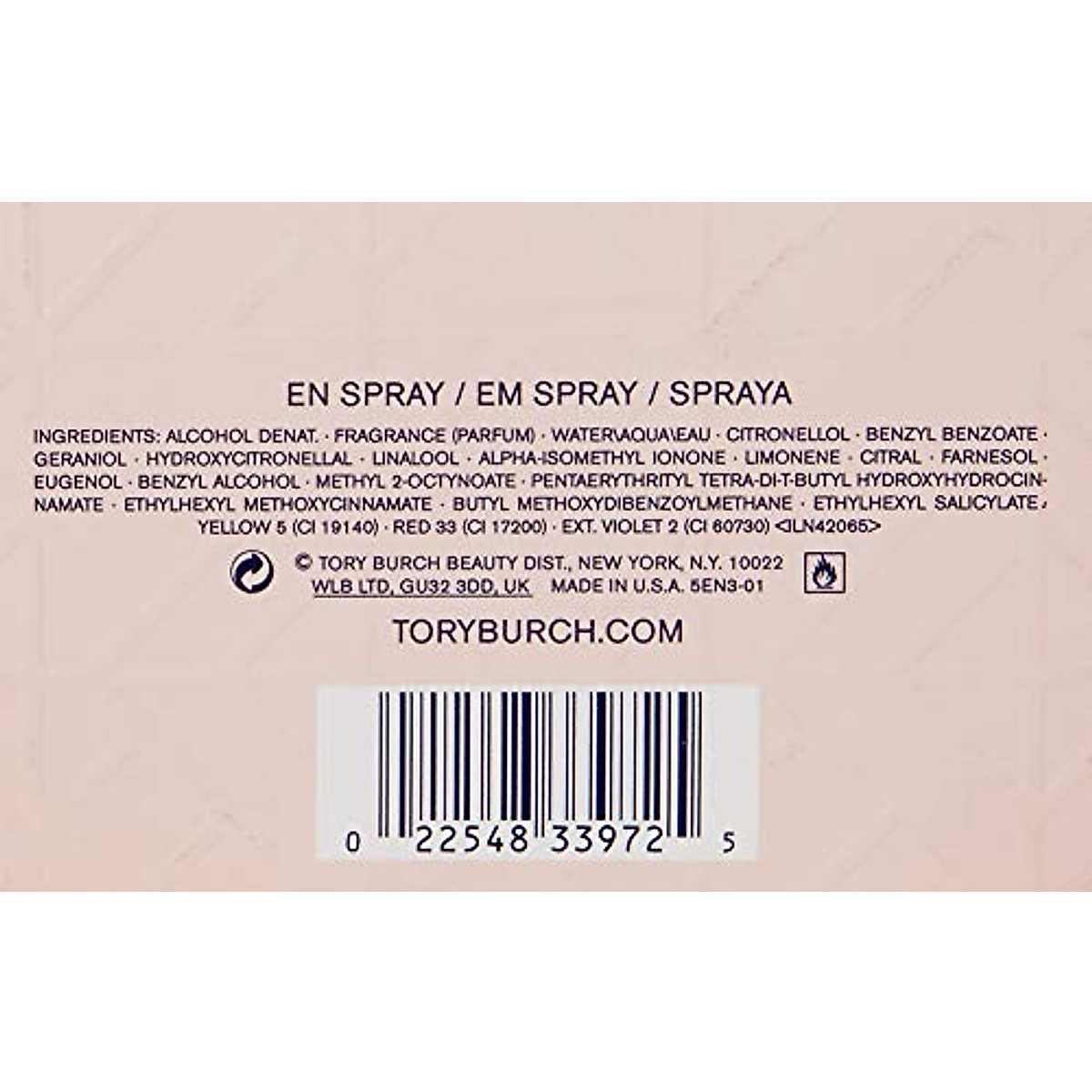 Tory Burch Jolie Fleur Rose By For Women Eau De Parfum Spray 3.4 oz