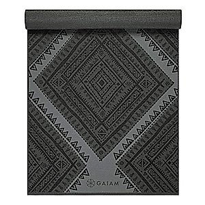 Gaiam Navajo Prem Print Yoga Mat 6 Mm, 1 EA