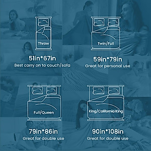 Elegear Revolutionary Cooling Blanket King Absorbs Heat to Keep Body Cool for Night Sweats, Arc-Chill3.0 Cool Fiber Q-Max>0.5 for Hot Sleepers, Lightweight Summer Cold Blankets for Sleeping 108" x 90"