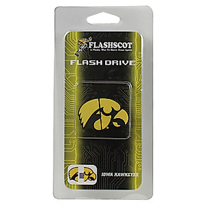 Flashscot NCAA Iowa Hawkeye Logo Shape USB Drive, Iowa, 16GB