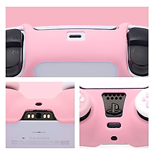PS5 Silicone Controller Case, Pink PS5 Controller Skin, PlayStation 5 Controller Skin - Light Pink