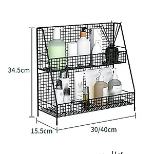 SLNFXC Storage Rack Toilet Bathroom Washstand Shelf Multi-Layer Desktop Pool Gap Bracket