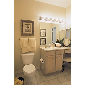 GE Lighting 12983 25-Watt G25 Globe Light Bulb, Crystal Clear