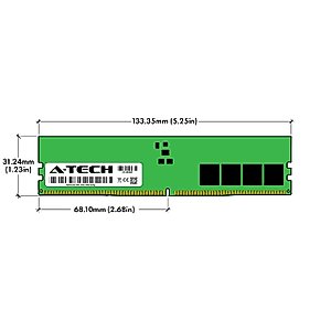 A-Tech 64GB Kit (2x32GB) DDR5 4800MHz PC5-38400 CL40 UDIMM 2Rx8 1.1V Non-ECC Unbuffered DIMM 288-Pin Desktop RAM Memory Upgrade Modules