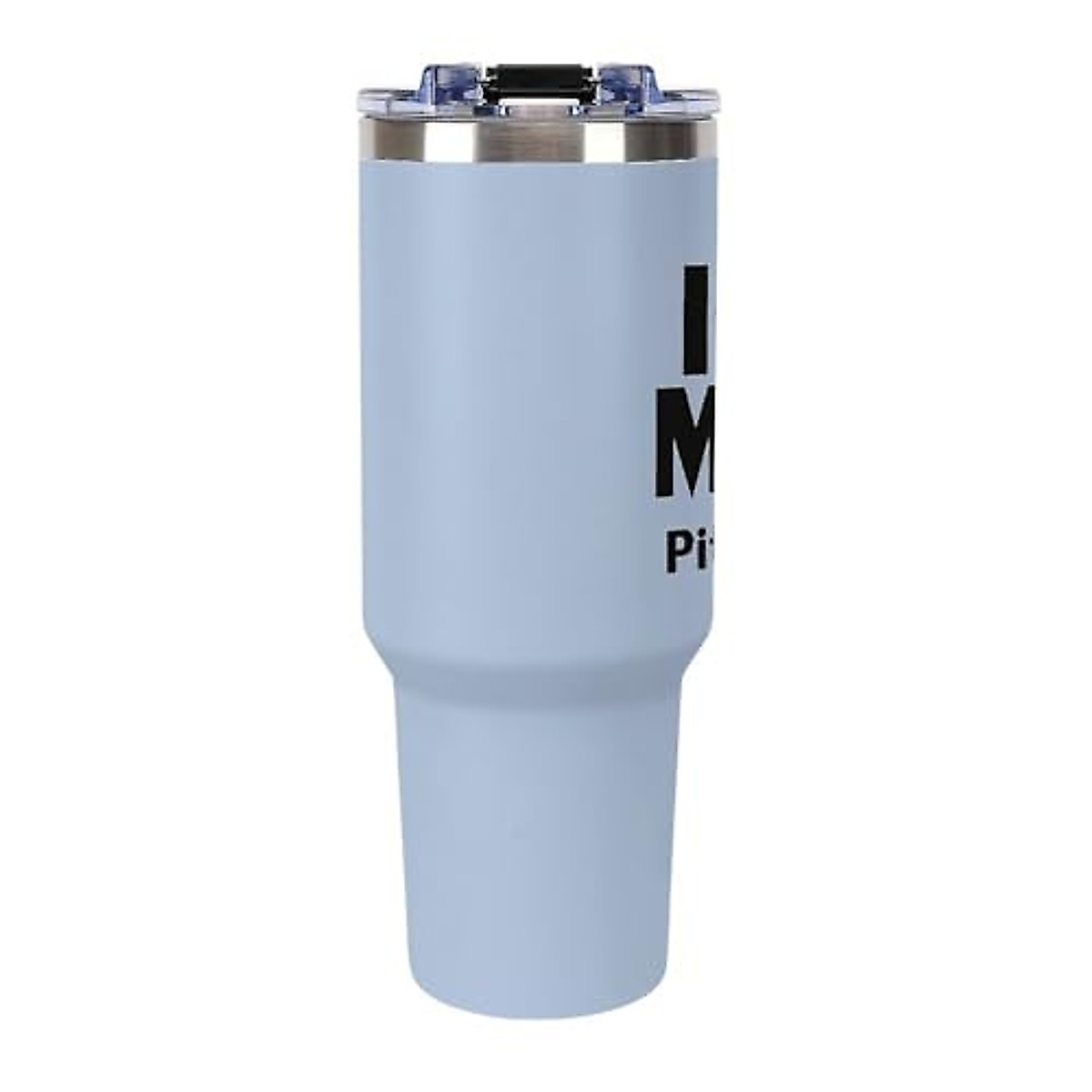 I LOVE My Pit Bull 40 Oz Car Cup Stainless Steel Travel Mug Leak-Proof Insulated Tumbler with Handle Violet-style