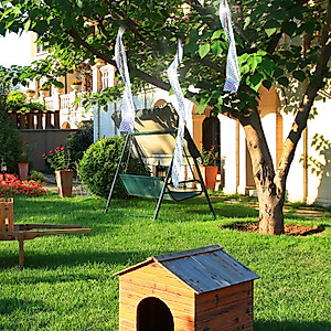 XoreArt Reflective Scare Tape, Double Sided Tape to Keep Away Birds, Pigeons, Crows, Woodpecker, and More (1” by 298 ft)