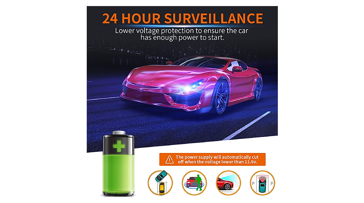 Yctze Dash Cam Hardwire Kit Mini USB Adapter High Securi Car Dash Camera Hard Wire Kit Dashcam ...