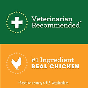 GREENIES PILL POCKETS for Dogs Tablet Size Natural Soft Dog Treats, Chicken Flavor, 3.2 oz. Pack (30 Treats)