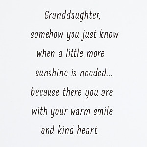 Hallmark Birthday Card for Granddaughter (Removable Heart Ornament)