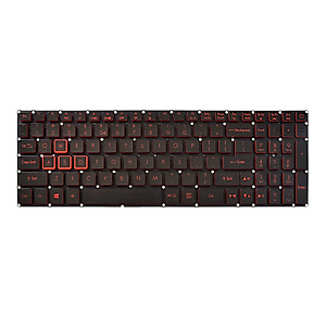 SUNMALL Replacement Keyboard with Backlit Compatible with Acer AN515-31 AN515-41 AN515-42 AN515-51 AN515-52 AN515-53 N17C1 Black US Layout
