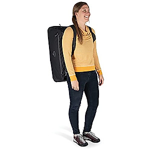 Osprey Daylite Wheeled 85L Duffel/Carry-On Luggage, Black