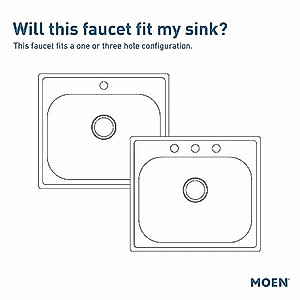 Moen Genta LX Spot Resist Stainless Single-Handle Modern Kitchen Faucet with Pull Down Sprayer, Reflex Docking Head, 7882SRS