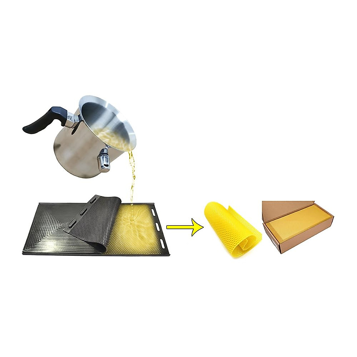 Double Layer Design Candle Making Pouring Pot, 50oz Wax Melting Pot, 304 Stainless Steel Wax Melter for Melting Chocolate, Soap, Wax, Candle Making