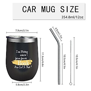 I'm Writing Someone’s Future Favorite Book How Cool Is That 12 Oz Water Bottles Coffee Mugs, 12 Oz Coffee Cup Personalized Gifts Grandpa