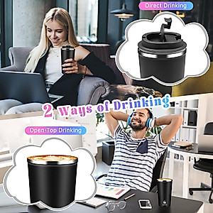 17oz Insulated Travel Coffee Mug with Flip Lid – Leakproof Stainless Steel Insulated Coffee Tumblers, Portable Thermos Cup for Hot & Cold Drinks, Perfect for Camping & On-the-Go