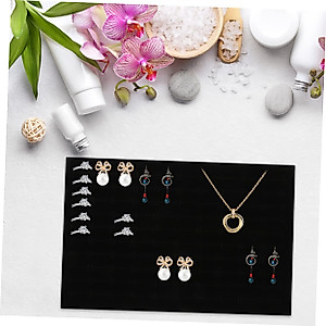 Cabilock 20 Pcs Jewelry Box Pad Jewelry Sponge Holder Trays Ring Holder Jewelry Display Pads Sponge Necklace Display Jewelry Insert Display Mat Jewelry Sponge Insert Lining Velvet Bracket