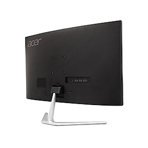 Acer 27" WQHD 2560 x 1440 1500R Curved PC Gaming Monitor | AMD FreeSync Premium | Up to 170Hz Refresh | 1ms VRB | VESA Mount | HDR10 | 1 x Display Port 1.2 & 2 x HDMI 2.0 | EDA270U Pbmiipx | Silver