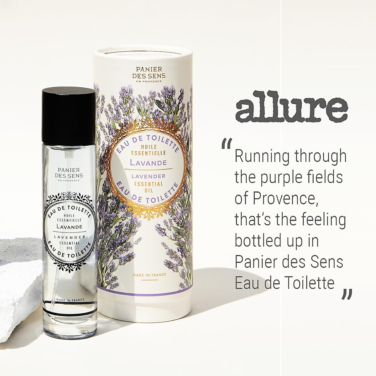 Panier des Sens - Lavender Eau de Toilette - Valentines Day Gifts for Women - Light Perfume for Women - Floral Fragrance - Gift Ideas for Her - Parfum Made in France – Hair & Body Spray 1.7 Floz