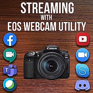 Canon DSLR Camera [EOS 90D] with Built-in Wi-Fi, Bluetooth, DIGIC 8 Image Processor, 4K Video, Dual Pixel CMOS AF, and 3.0 Inch Vari-Angle Touch LCD Screen, [Body Only], Black