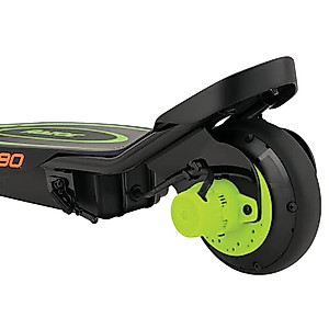 Razor Power Core E90 Electric Scooter with hub motor, push-button throttle, for kids 8+