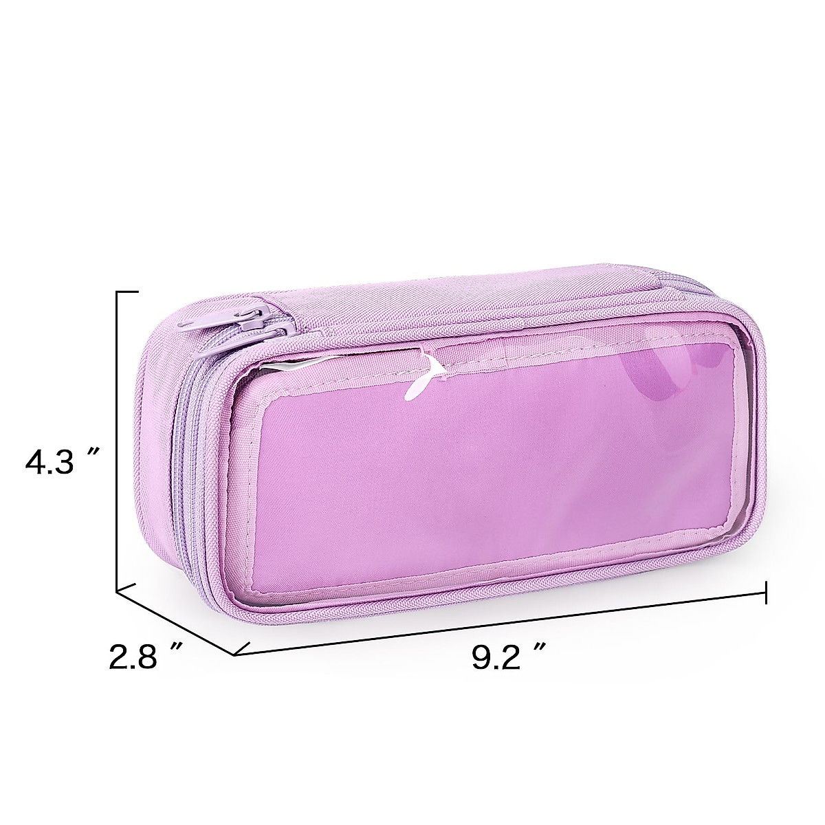 STEAMEDBUN Pencil Pouch for Teen Girls and Adult, Cute Aesthetic Pencil Case for School Office,Pencil Bag Ita Bag with Insert