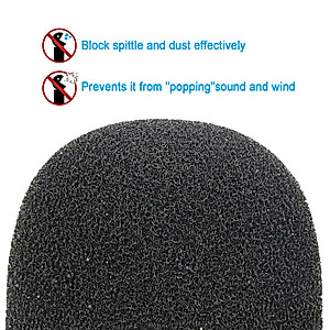 YOUSHARES NT1-A Microphone Pop Filter - Mic Foam Windscreen Cover for Rode NT1-A, NT2-A, NTK, NT1000, NT2000, K2 and Rode Podcaster Microphones