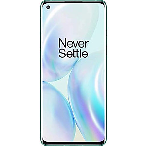 OnePlus 8 Glacial Green,​ 5G Unlocked Android Smartphone U.S Version, 8GB RAM+128GB Storage, 90Hz Fluid Display,Triple Camera, with Alexa Built-in,