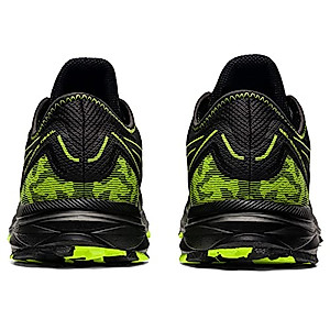 ASICS Men's Gel-Excite Trail Running Shoes, 11, Black/Hazard Green