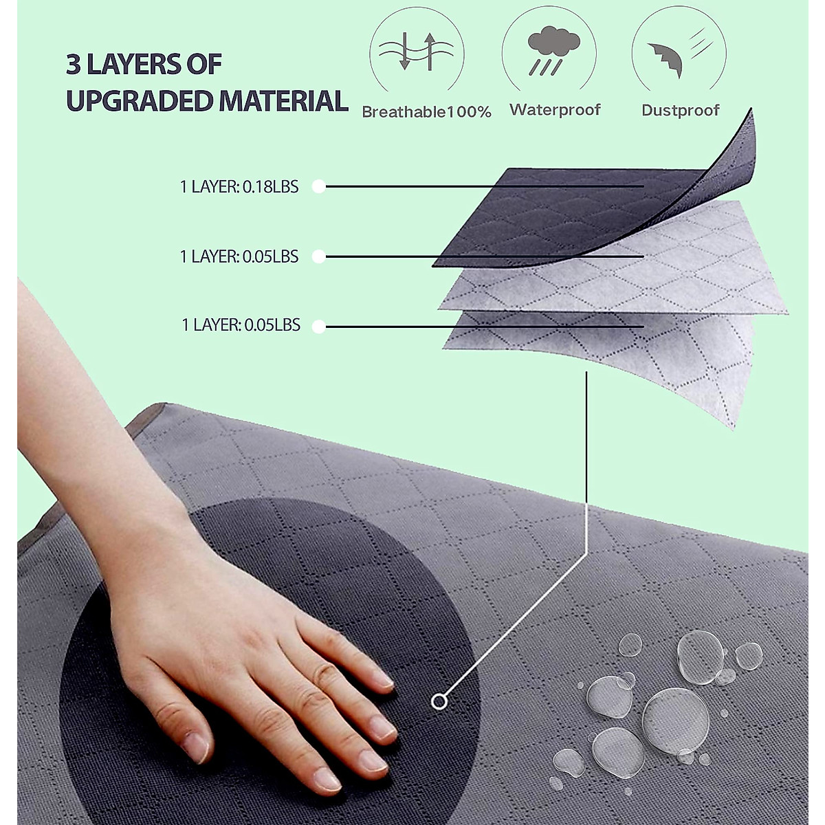 STORAZE 90L 6-Pack Large Laundry Basket, Waterproof, Freestanding Laundry Hamper, Collapsible Tall Clothes Hamper with Extended Handles for Clothes Toys in the Dorm and Family (Grey)