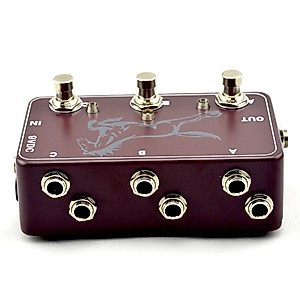 LANDTONE Hand Made Triple Effects Loop Pedal Switcher Guitar Pedal HR-1