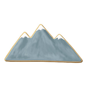 Mountains Cookie Cutter 4.5 in – Made in the USA – Foose Cookie Cutters Tin Plated Steel – Cookie Mold