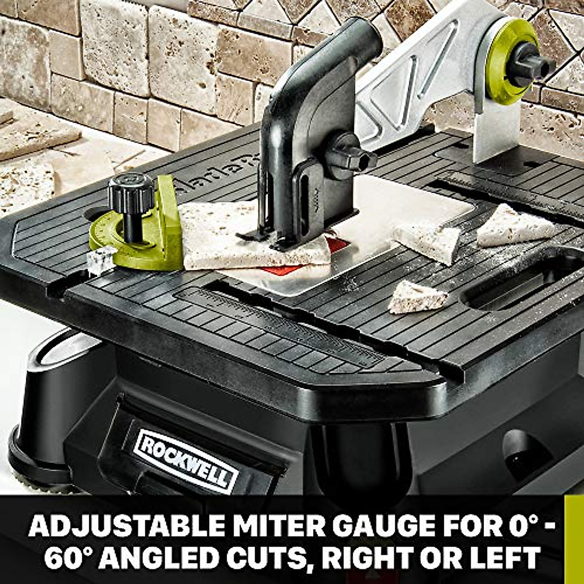 Rockwell RK7323 BladeRunner X2 Portable Tabletop Saw with Steel Rip Fence, Miter Gauge & 7 Accessories