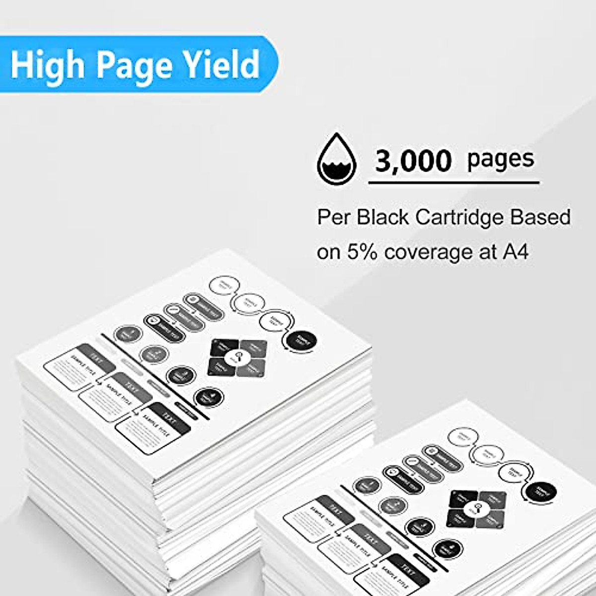 LeciRoba Compatible TN-227 Black Toner Cartridge High Yield Replacement for Brother TN227 TN-227 TN223 TN-223 for MFC-L3770CDW HL-L3270CDW HL-L3290CDW HL-L3230CW MFC-L3210CW Printer (2-Black)