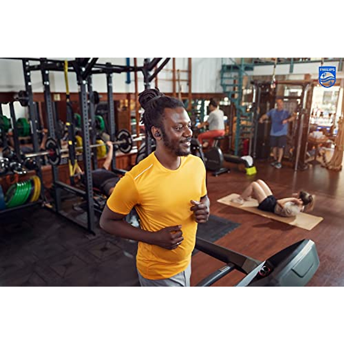 Philips GO A7507 Wireless Sports Headphones with Noise Canceling Pro (ANC), Bluetooth Multipoint and Bone Conduction Microphones for Crystal-Clear Calls, Black