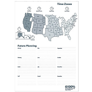 2023-2024 House of Doolittle 8.5-inch x 11-inch Academic Monthly Planner, Black (26502-24)