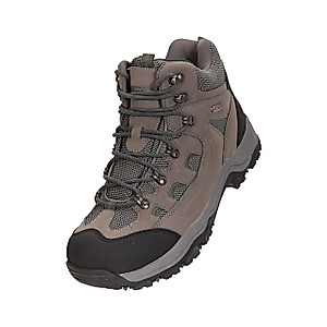 Mountain Warehouse Adventurer Mens Waterproof Hiking Boots Khaki 11 M US Men