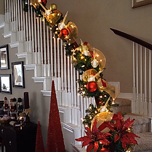 4 Pack Christmas Bubble Replacement Bulbs, Gold Glitter Vintage Christmas Bubble Light Bulbs, C7/E12 Candelabra Base Light Bulbs for Bubble Lights