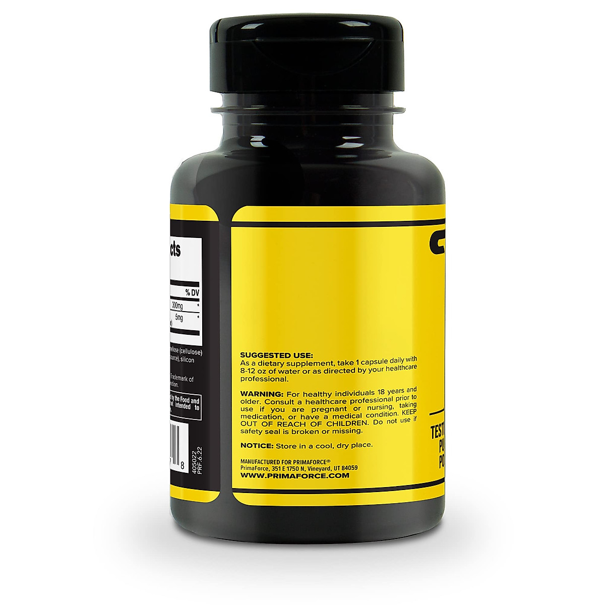 PrimaForce DIM Supplement (Diindolylmethane) 300mg, 60 Capsules